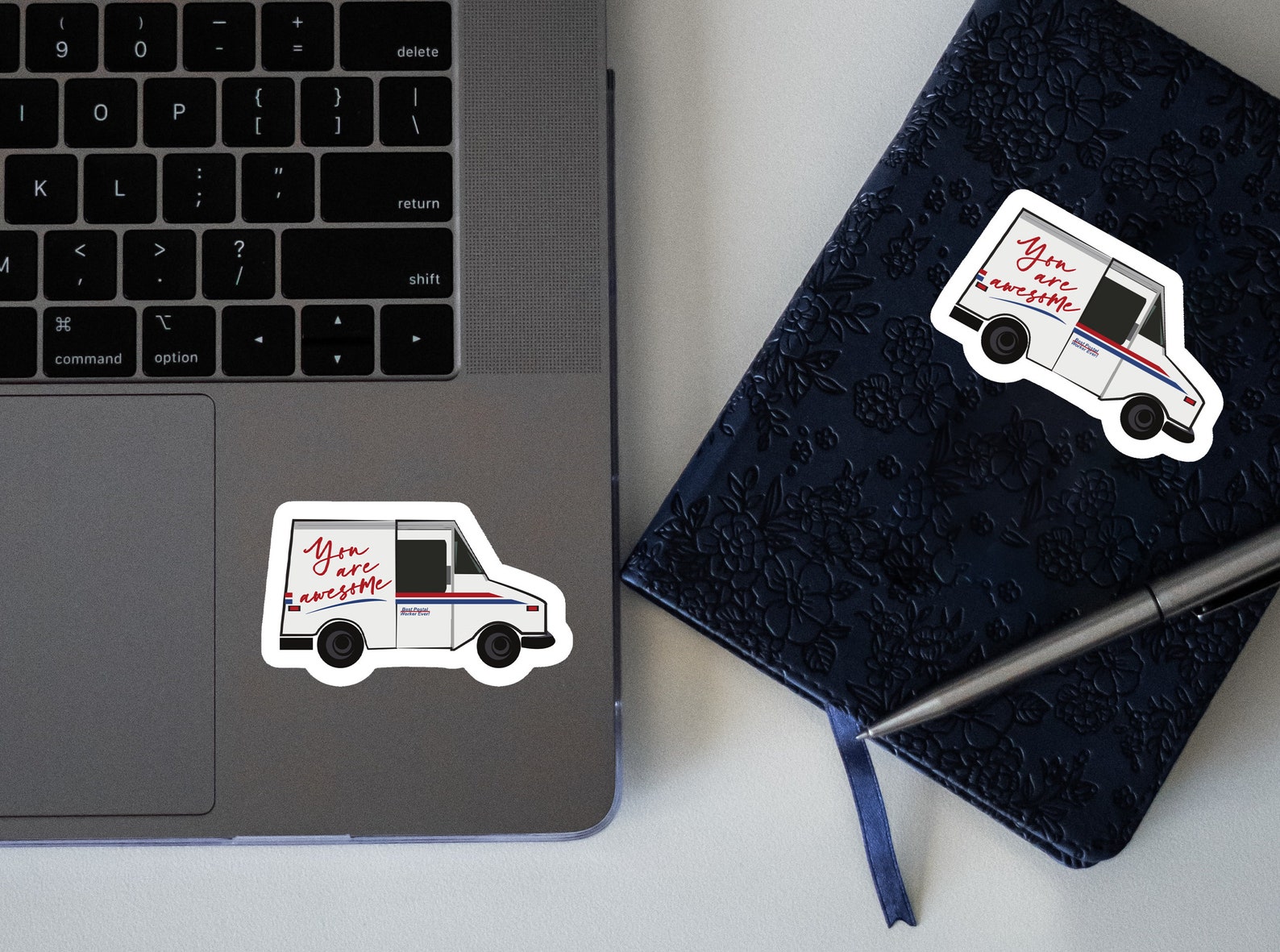 You Are Awesome Mailman Thank You Decal Mailbox Sticker Gift | Etsy