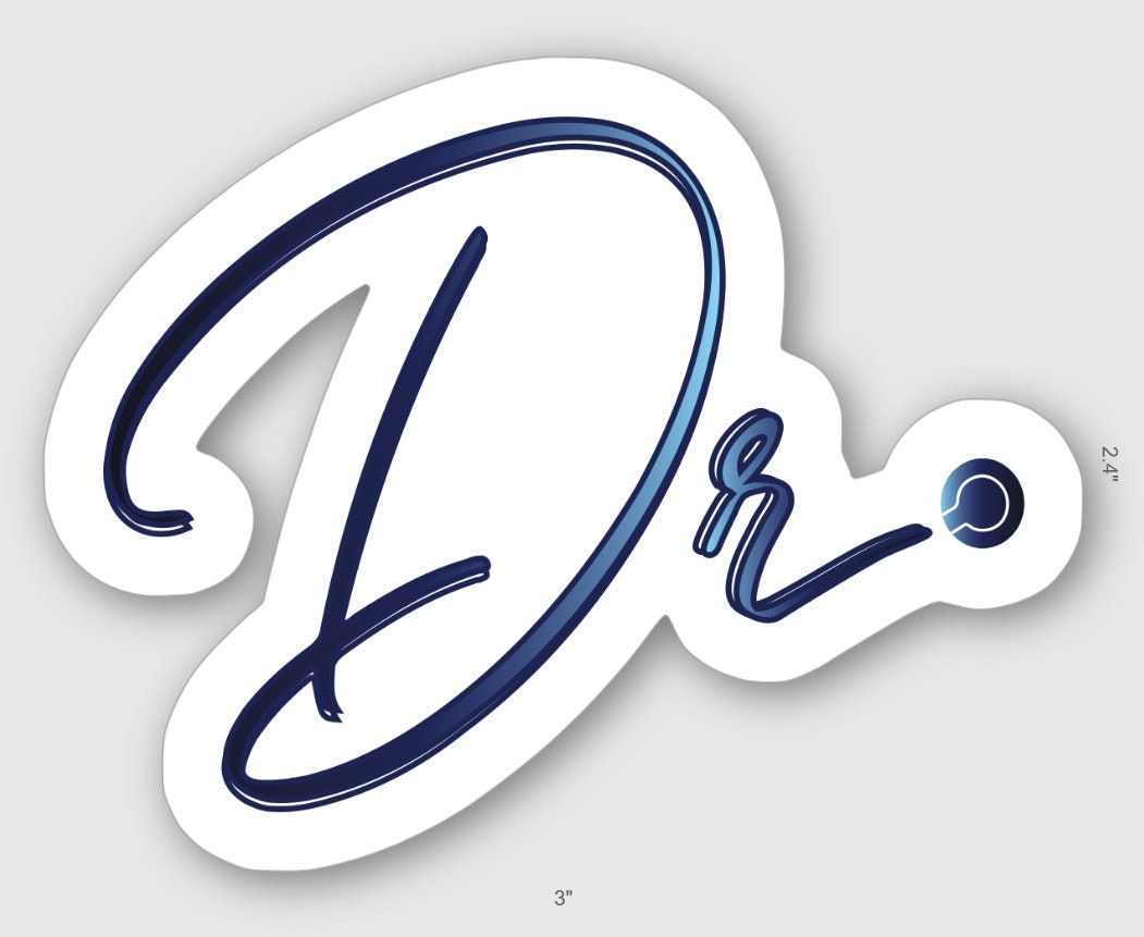 Dr Sticker Doctor Sticker Future Doctor Medical School - Etsy UK