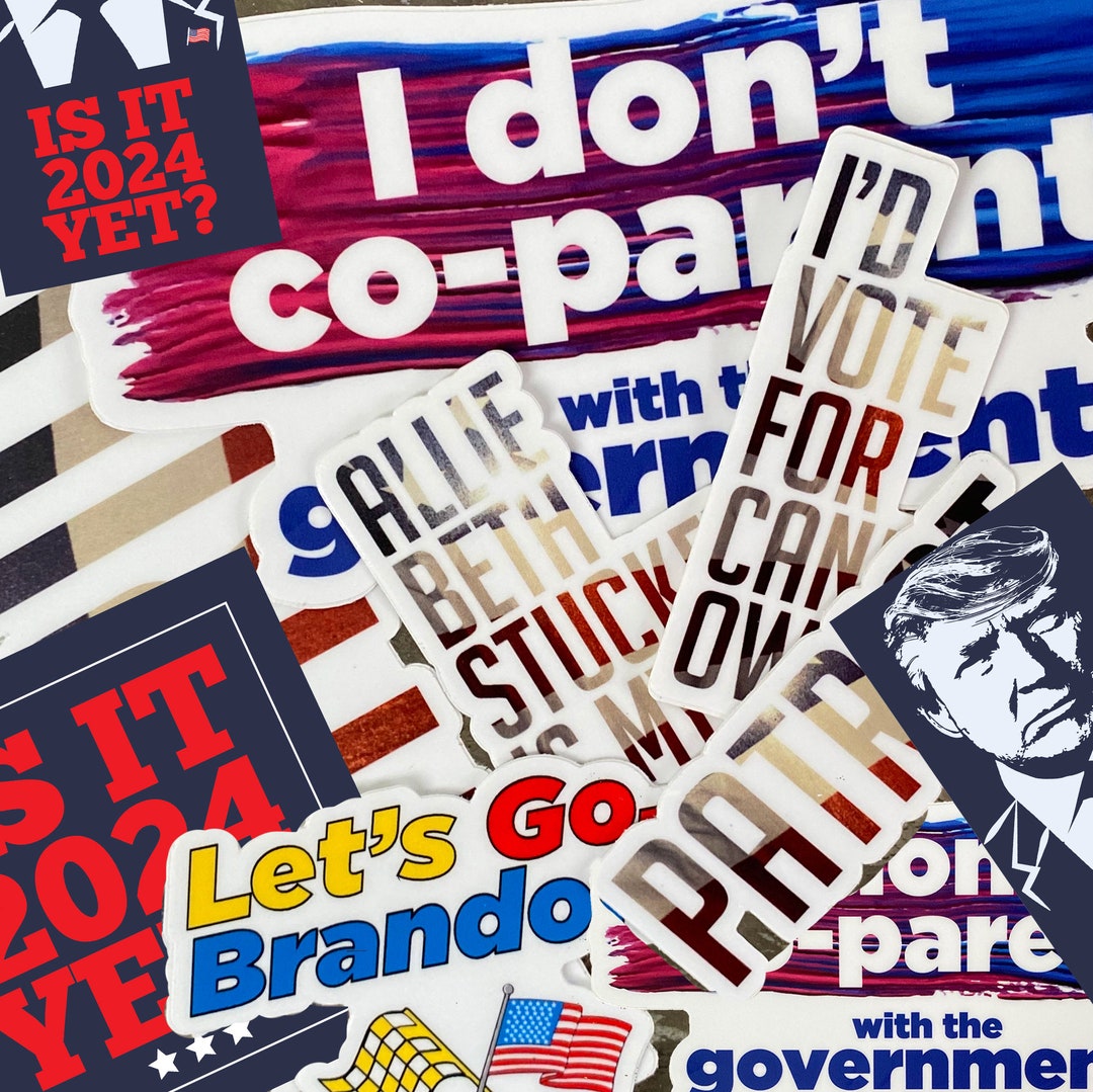 Patriotic Sticker Pack: Conservative & Republican Decals - Etsy