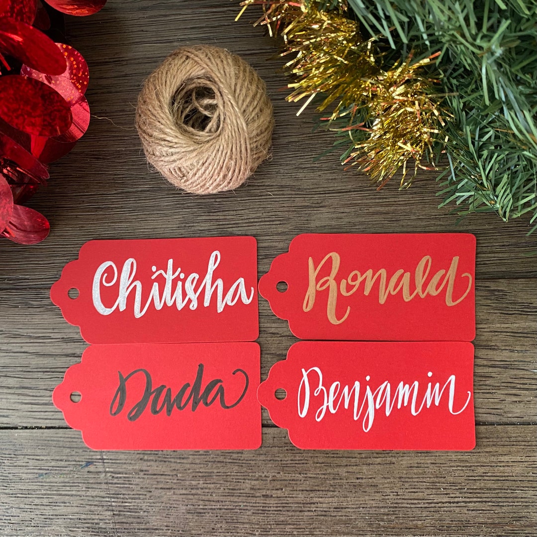 Custom Gift Tags, Christmas Gift Tags, Bridesmaid Gift Tags, Gift Tags ...