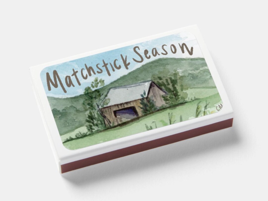 Matchstick Season – Illustrated Matchbox - Etsy