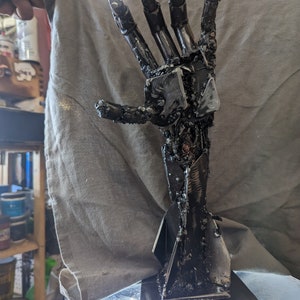 Life Sized Metal Hand Sculpture - Etsy