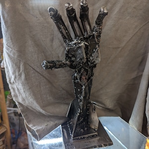 Life Sized Metal Hand Sculpture - Etsy