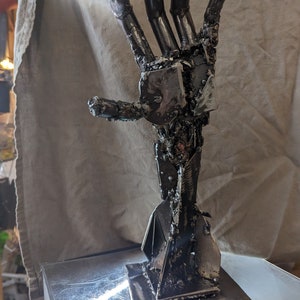 Life Sized Metal Hand Sculpture - Etsy