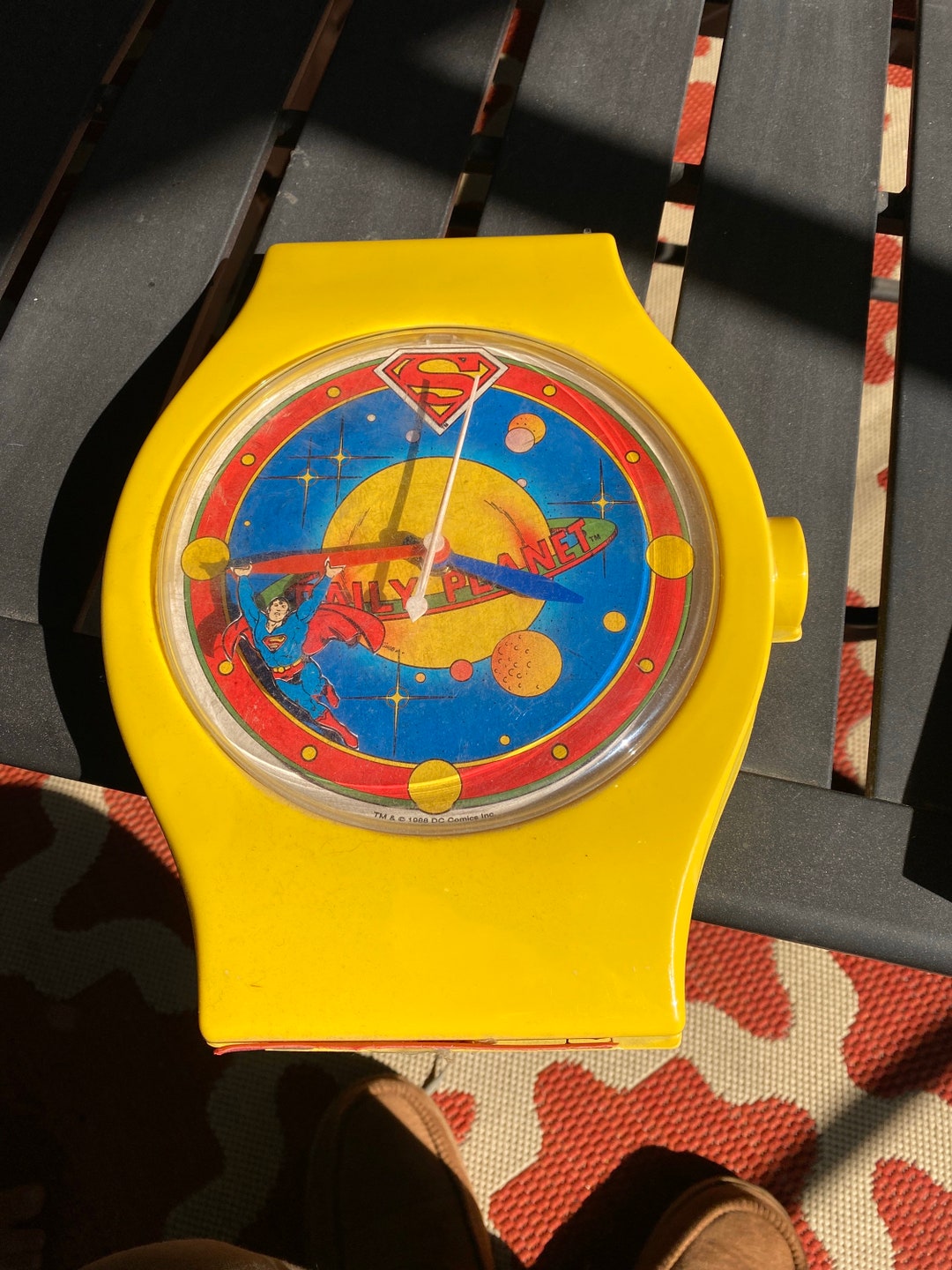 Superman DC Comics Clock 1988 Daily Planet - Etsy