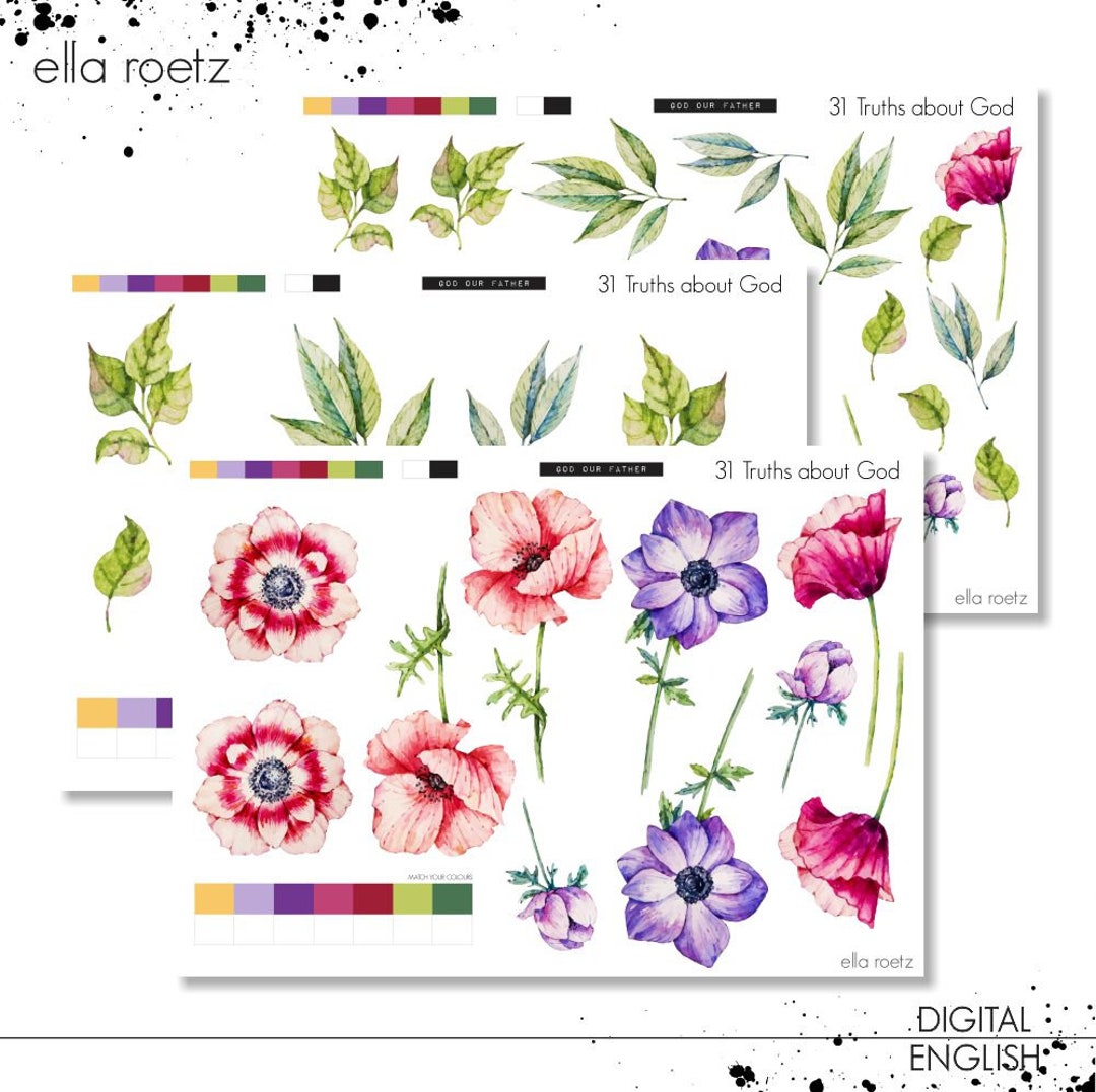 Spring Bouquet | Prayer Journal Bible Journal Devotional Printable - Etsy