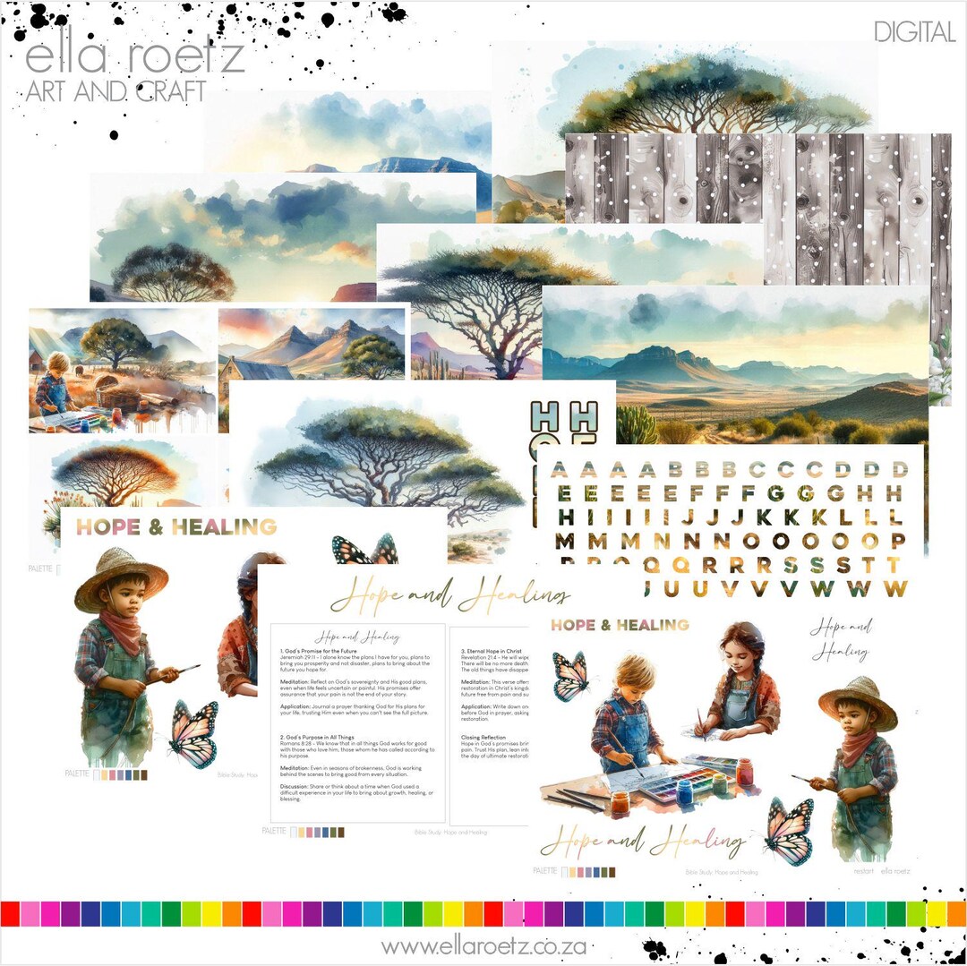 Hope and Healing - Bible Study | Art Journal - Bible Journal Devotional ...