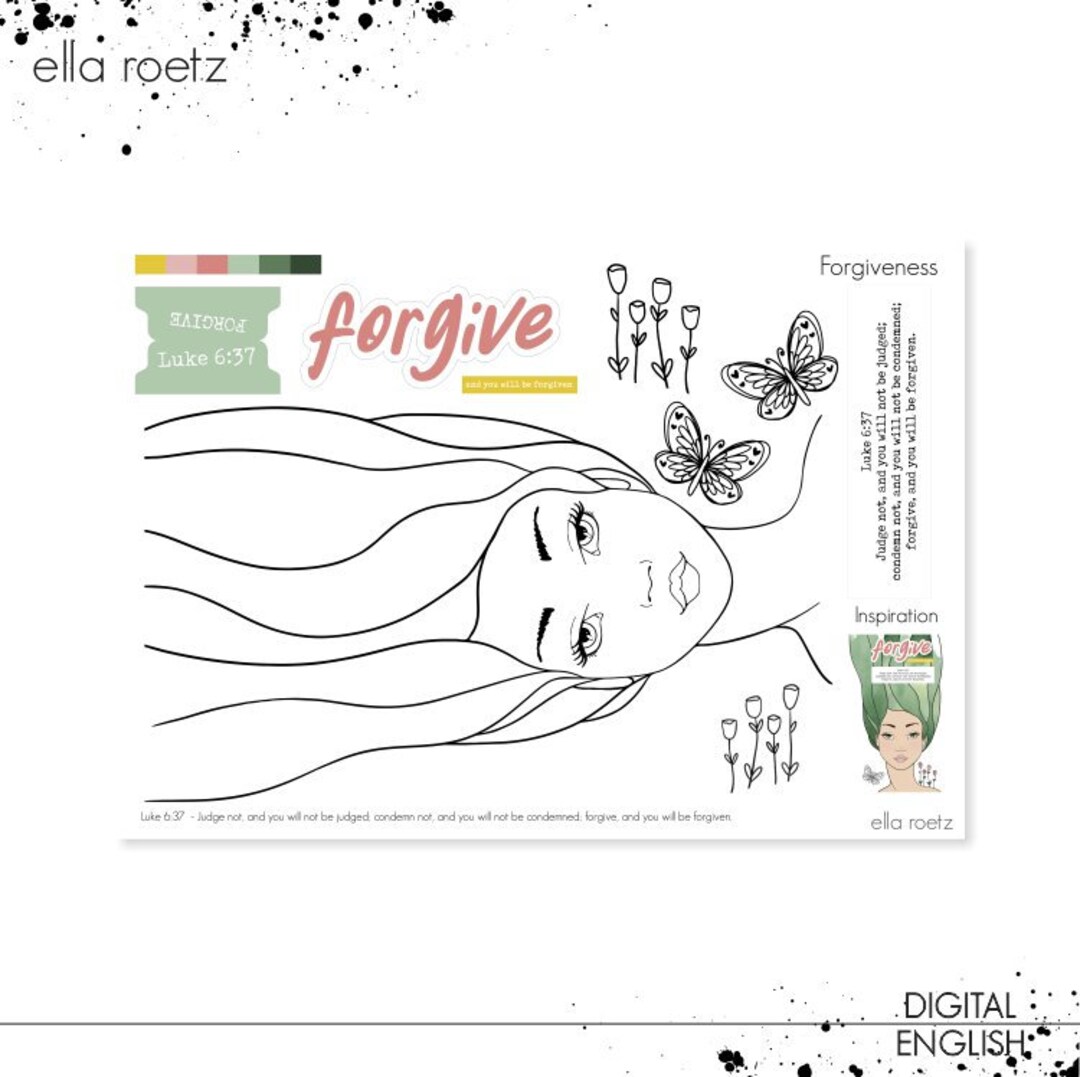 Forgive | Prayer Journal Bible Journal Devotional Printable - Etsy