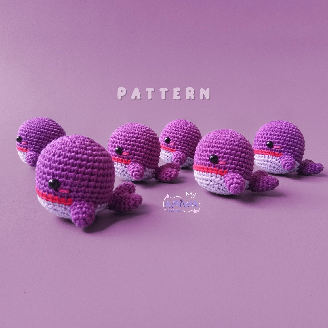 PATTERN : Whale BTS Crochet Whalien Bts Crochet Pattern - Etsy