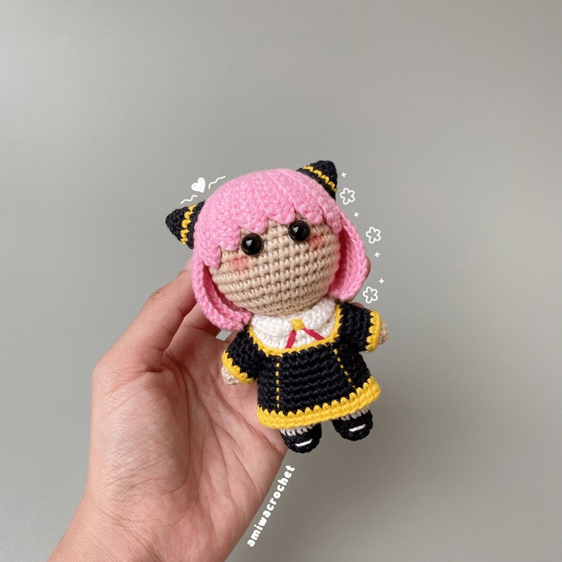 PDF : ANYA ANIME Crochet Pattern, Amigurumi Pdf Pattern, Anime ...