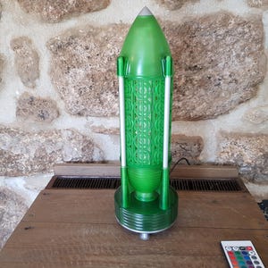 LED Rocket Lamp, Retro, 1960s, Futuristic, LED - Etsy