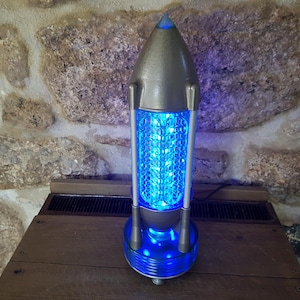 LED Rocket Lamp, Retro, 1960s, Futuristic, LED - Etsy