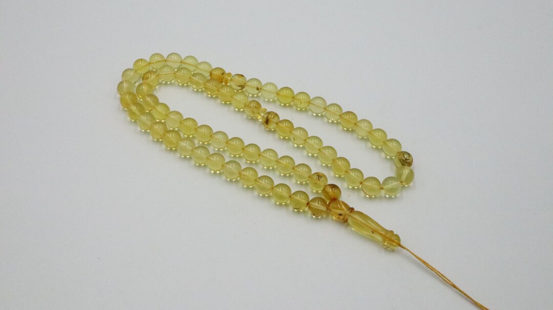Islamic Muslim Prayer 66 Beads WITH INSECTS in 10 Beads | 17.24 G ...