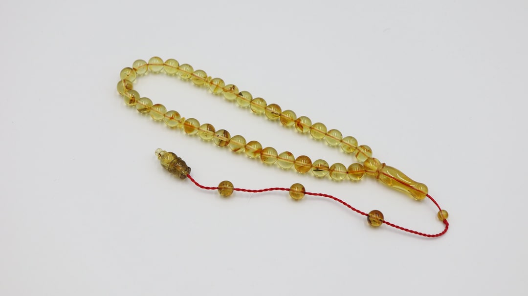 Islamic Muslim Prayer Amber 33 Beads | 16.35 G Natural Baltic Amber ...