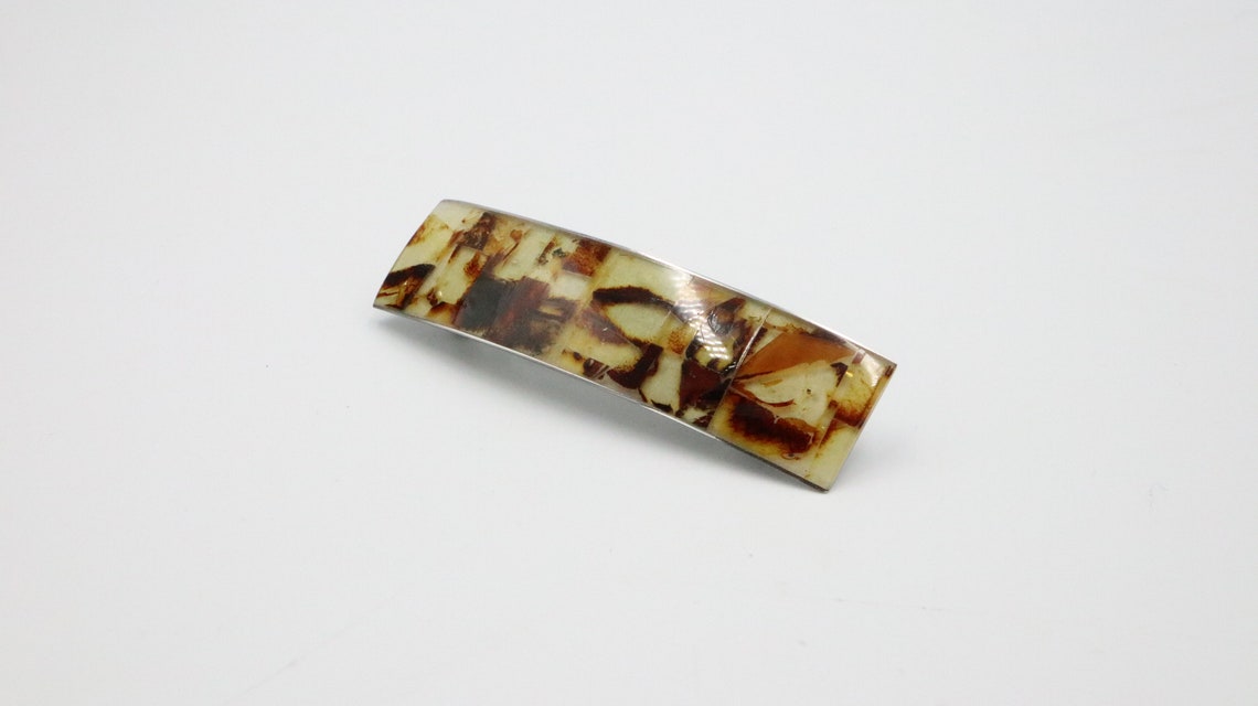 Amber Hair Clip in Many SIZES and COLORS Baltic Amber French - Etsy UK