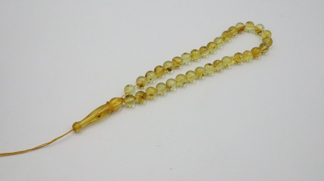 Islamic Muslim Prayer 33 Beads WITH INSECTS in 10 Beads | 14.9 G ...