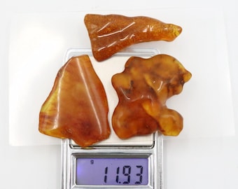 Baltic Amber Stones | Genuine Raw Amber Pieces | Can Be Used as ...