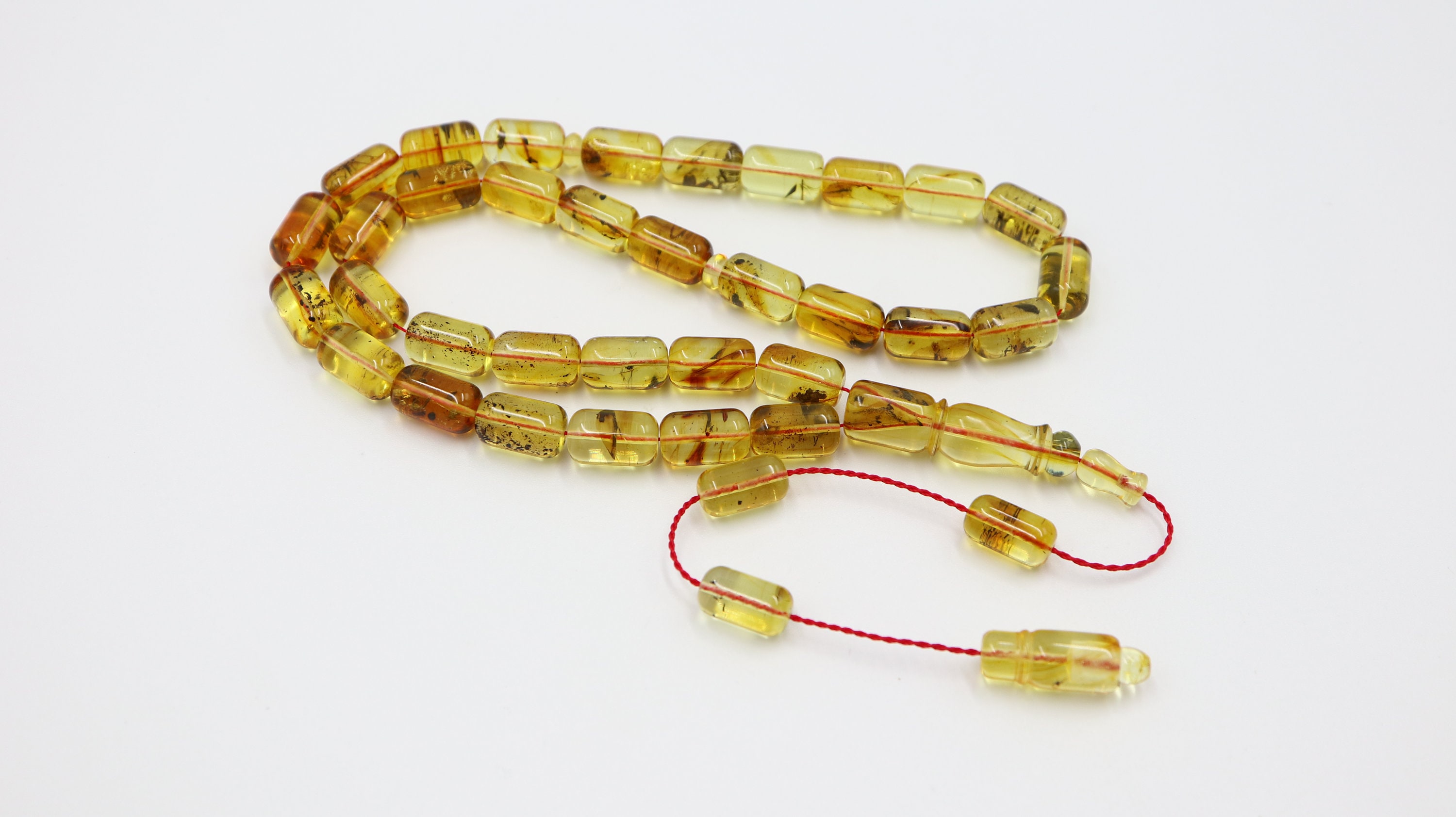 Islamic Muslim Prayer Amber 33 Beads WITH INSECTS in 9 Beads - Etsy
