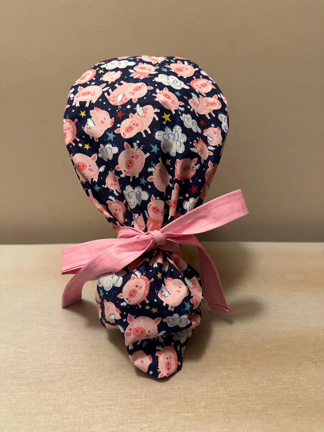 Flying Pigs Surgical Scrub Cap / Health Care Scrub Cap / Euro Scrub Cap ...