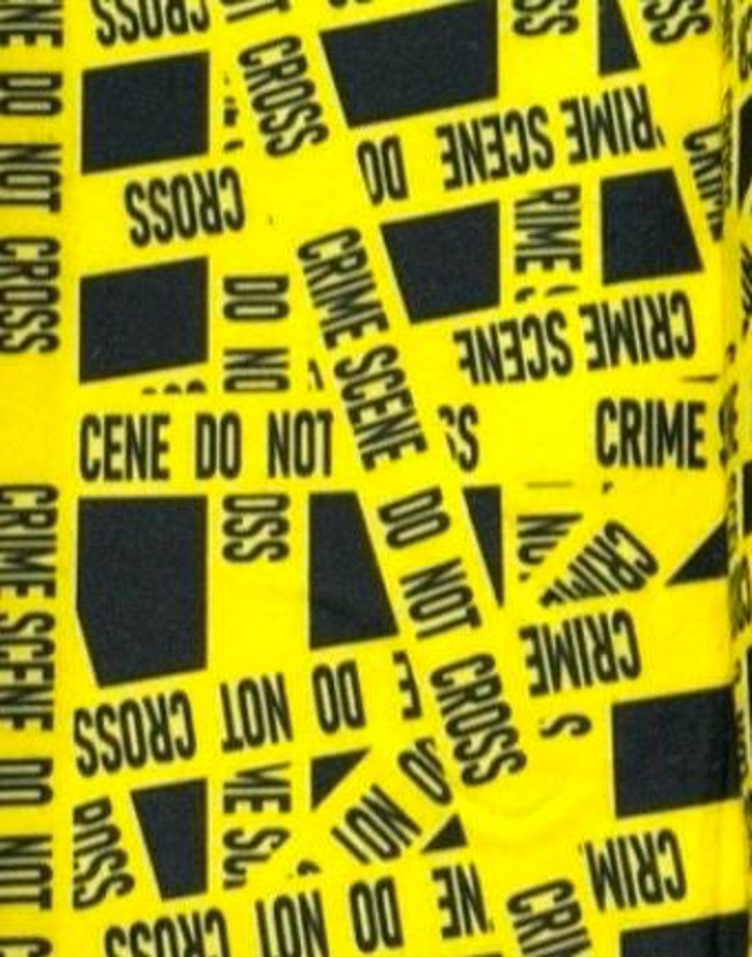 Guinea Pig Crime Scene Tape Fleece Pee Pads / Guinea Pig Bedding ...