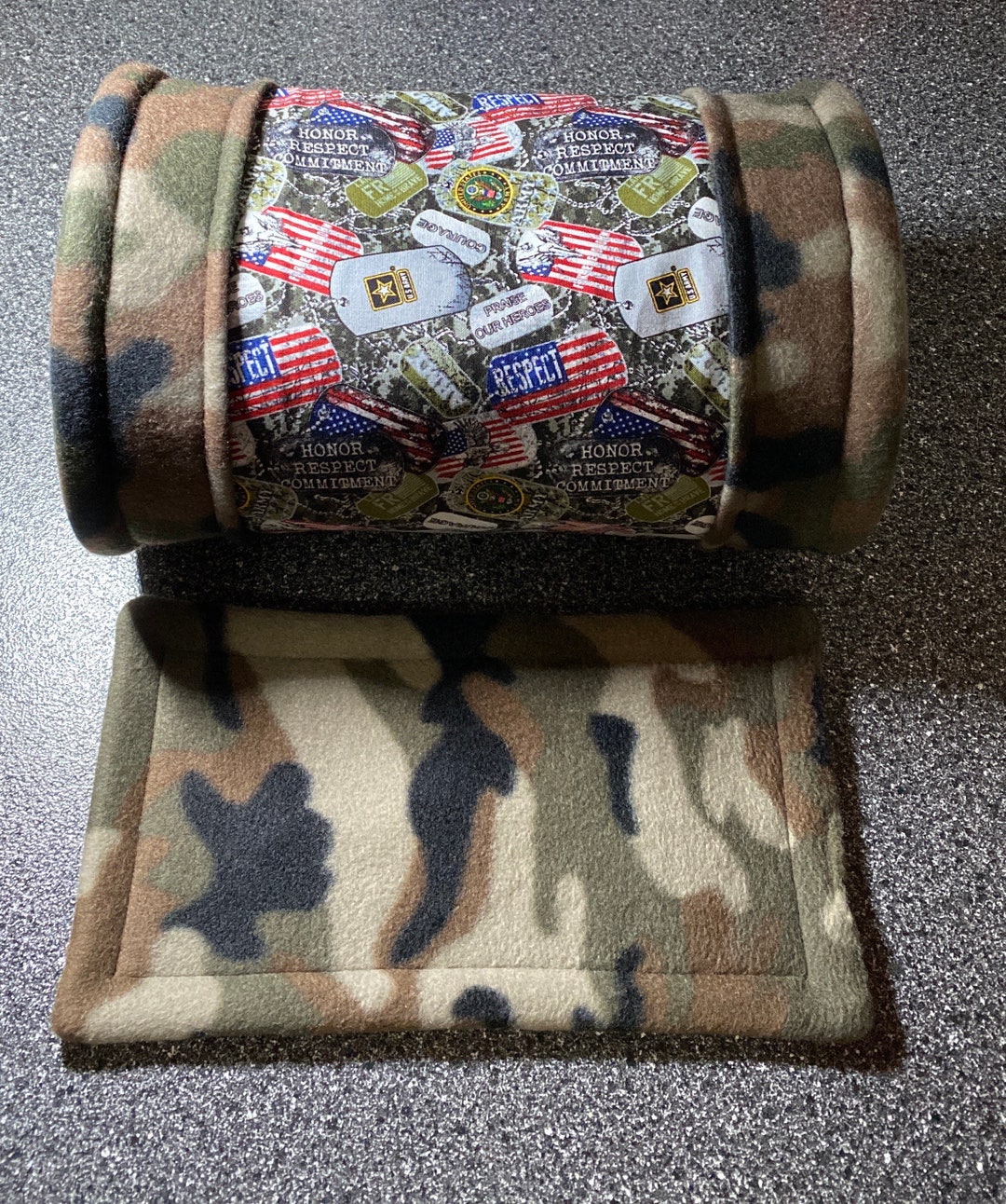 U.S. Military Army Small Animal Tunnel Hideout Playhouse for Guinea Pig ...