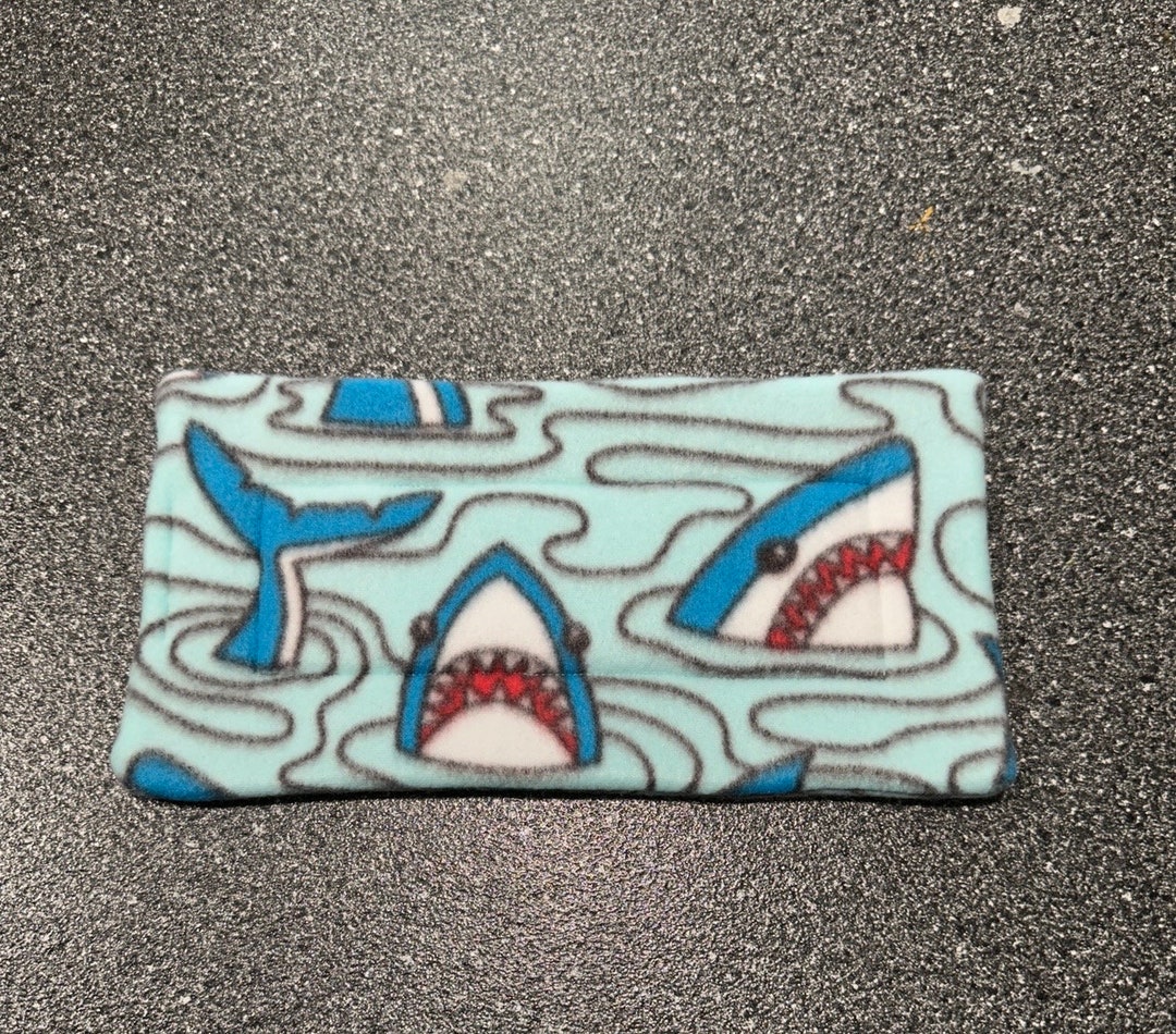 Set of 2!! Fleece Guinea Pig Shark Pee Pads / Guinea Pig Drip Pad ...