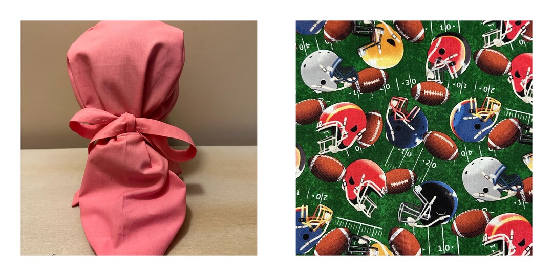 Football Surgical Scrub Cap / Health Care Scrub Cap / Euro Scrub Cap ...