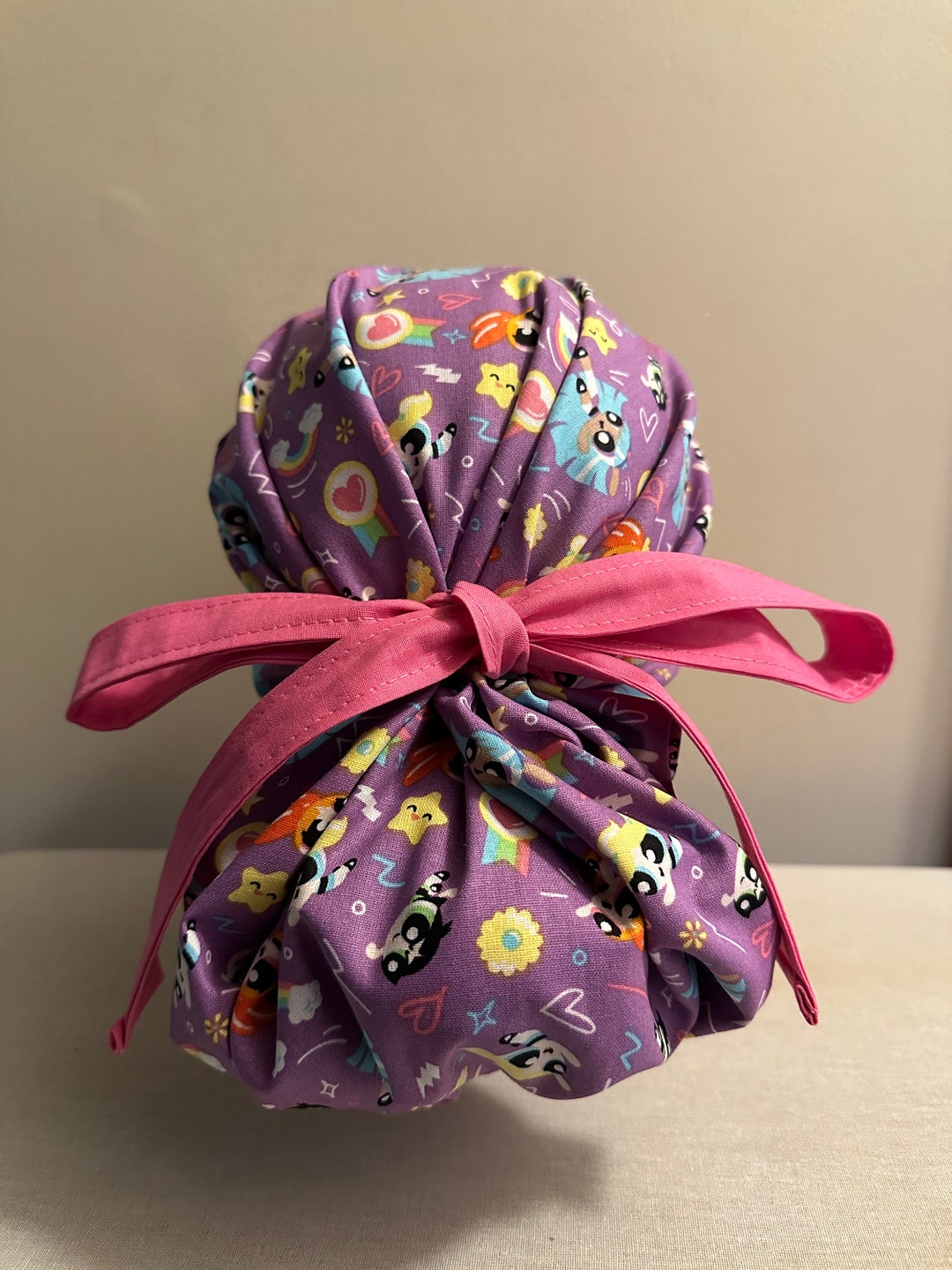 Powerpuff Girls Surgical Cap / Health Care Scrub Cap / Ponytail Scrub ...