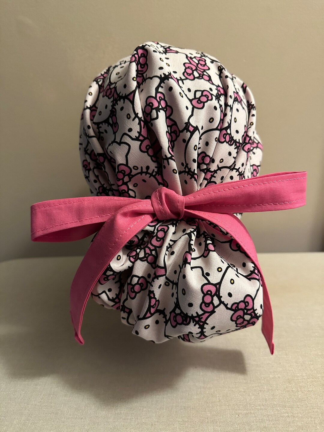 Hello Kitty Surgical Cap / Health Care Scrub Cap / Ponytail Scrub Cap ...