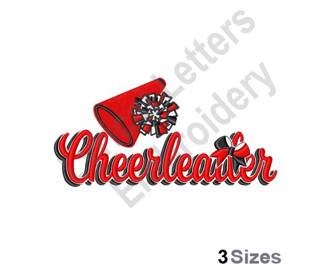 Cheerleader - Machine Embroidery Design, Embroidery Designs, Machine ...