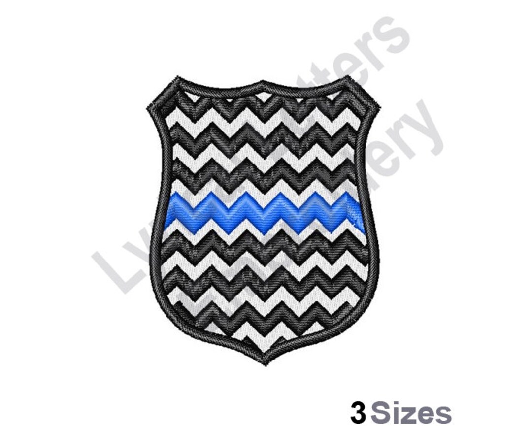 Police Badge - Machine Embroidery Design, Embroidery Designs, Machine ...