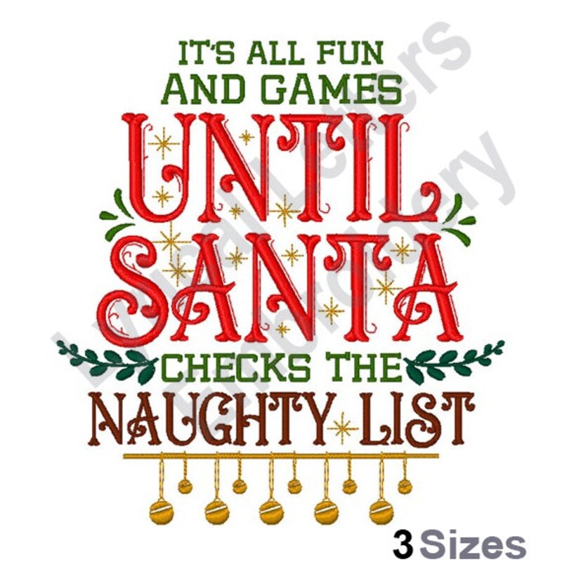 Santa Checking His List - Etsy