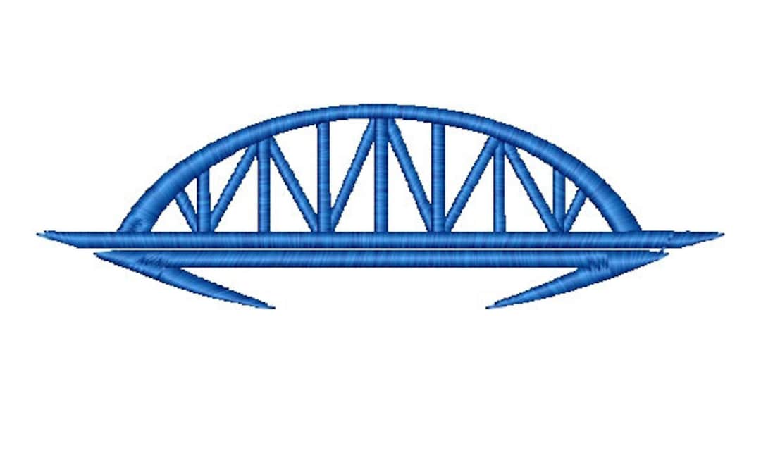 Bridge Machine Embroidery Design, Embroidery Designs, Machine ...