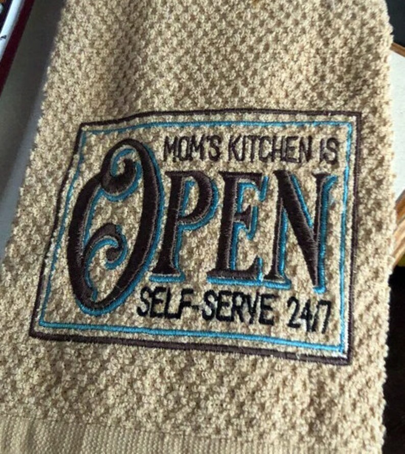 Moms Kitchen Machine Embroidery Design Embroidery Designs - Etsy