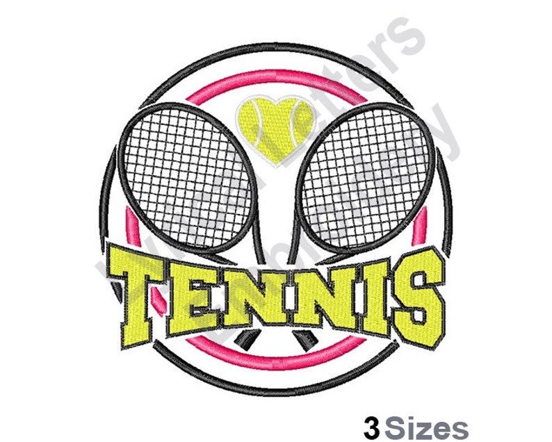 Tennis Collage - Machine Embroidery Design, Embroidery Designs, Machine ...