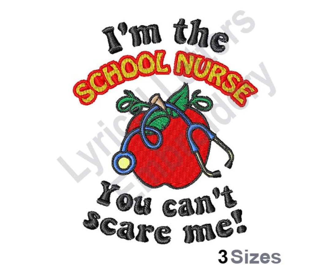 The School Nurse -machine Embroidery Design, Embroidery Designs ...
