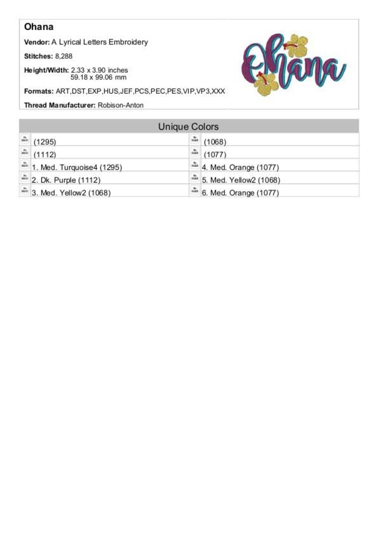 Ohana Machine Embroidery Design Embroidery Designs Machine - Etsy