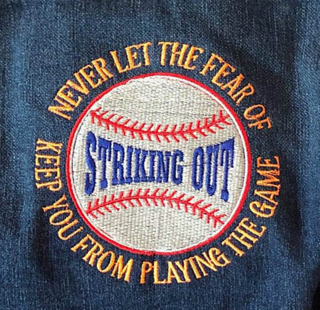 Baseball Wisdom Machine Embroidery Design, Embroidery Designs, Machine ...