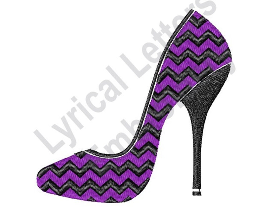 High Heel Shoe - Machine Embroidery Design, Embroidery Designs, Machine ...