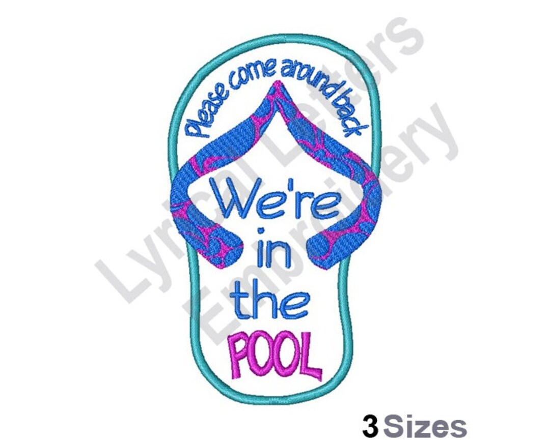 In the Pool! - Machine Embroidery Design, Embroidery Designs, Machine ...