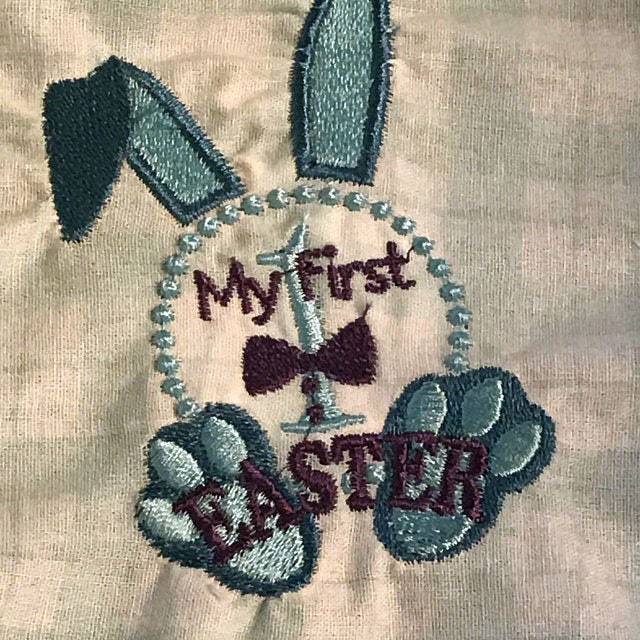 My First Easter Baby Machine Embroidery Design Embroidery - Etsy