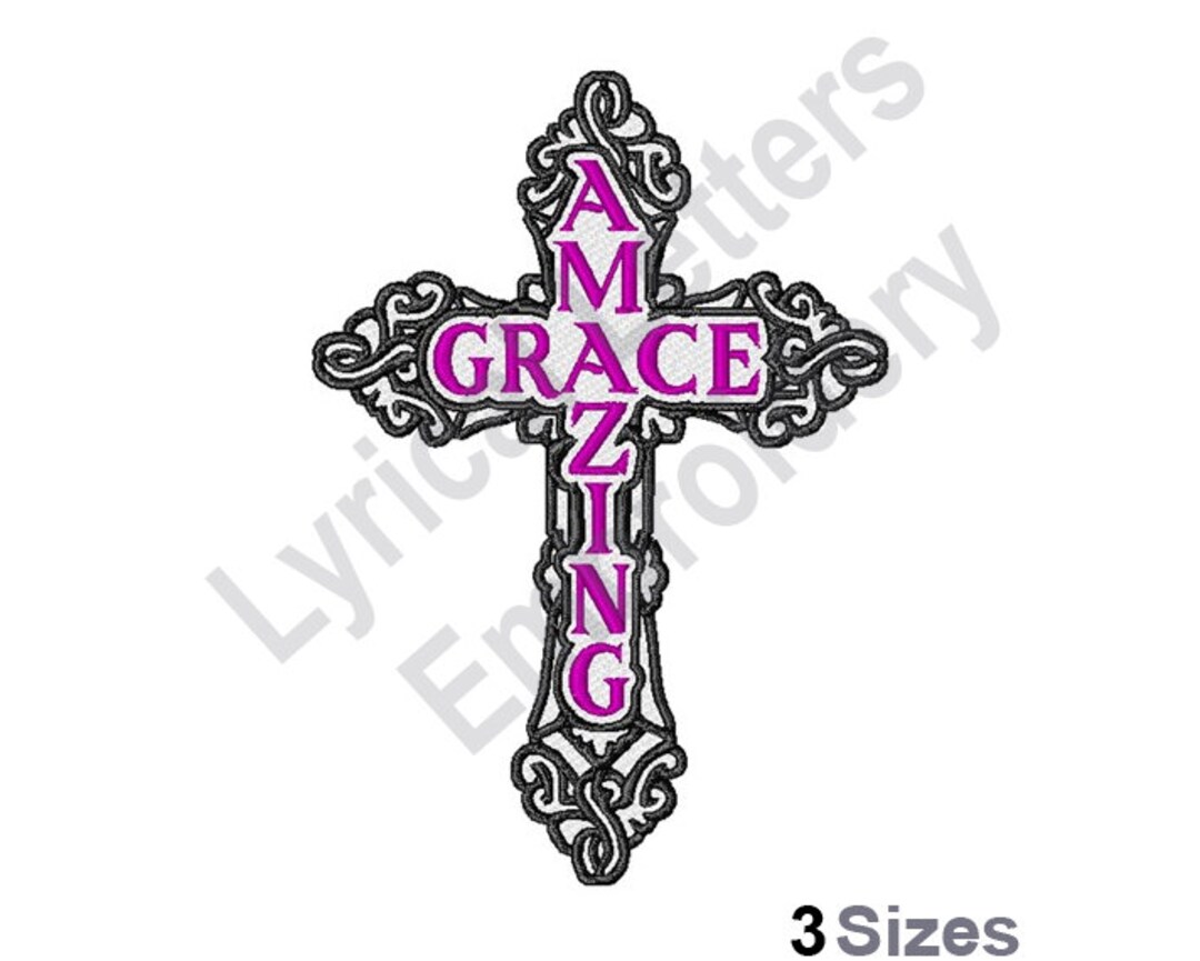 Amazing Grace - Machine Embroidery Design, Embroidery Patterns ...