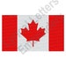 Canada Flag Machine Embroidery Design, Embroidery Designs, Machine ...