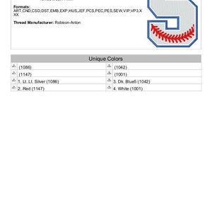 Baseball Number 5 - Machine Embroidery Design, Embroidery Designs ...