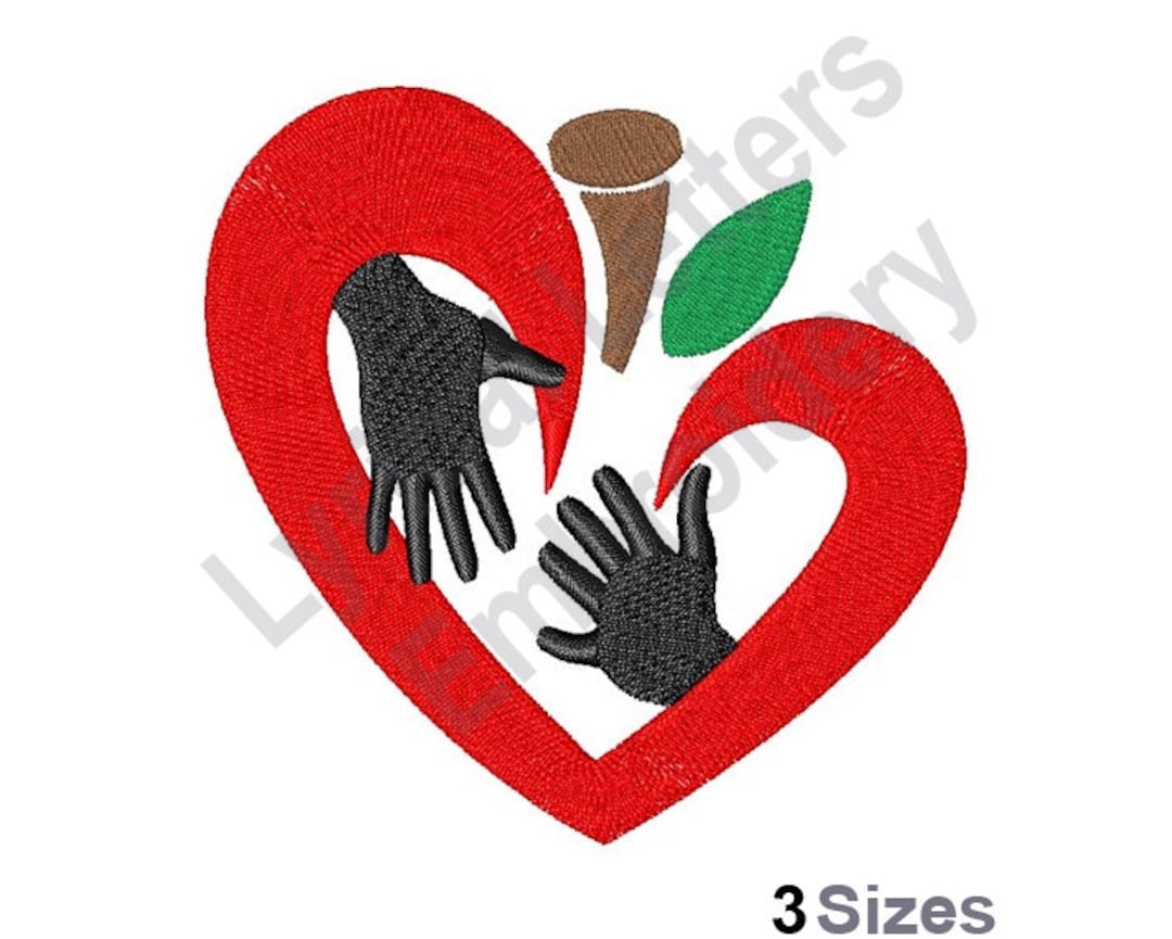 Teaching Helping Hands - Machine Embroidery Design, Embroidery Designs ...