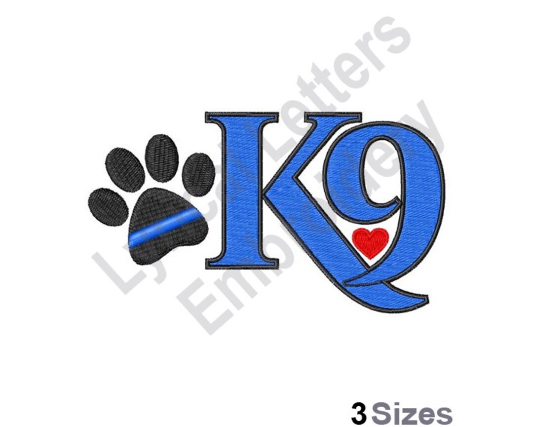 K-9 Cop - Machine Embroidery Design, Embroidery Designs, Machine ...