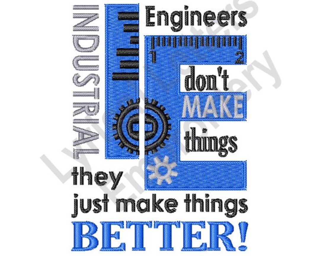 Industrial Engineers - Machine Embroidery Design, Embroidery Designs ...