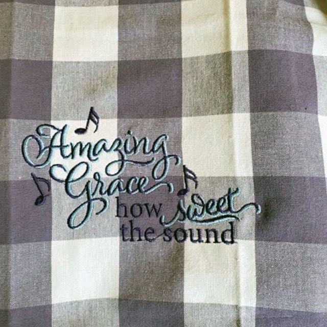 Amazing Grace - Machine Embroidery Design, Embroidery Patterns ...
