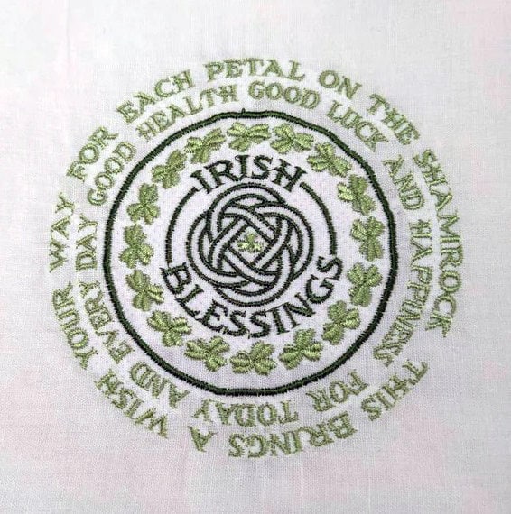 Irish Blessings - Machine Embroidery Design, Embroidery Designs ...