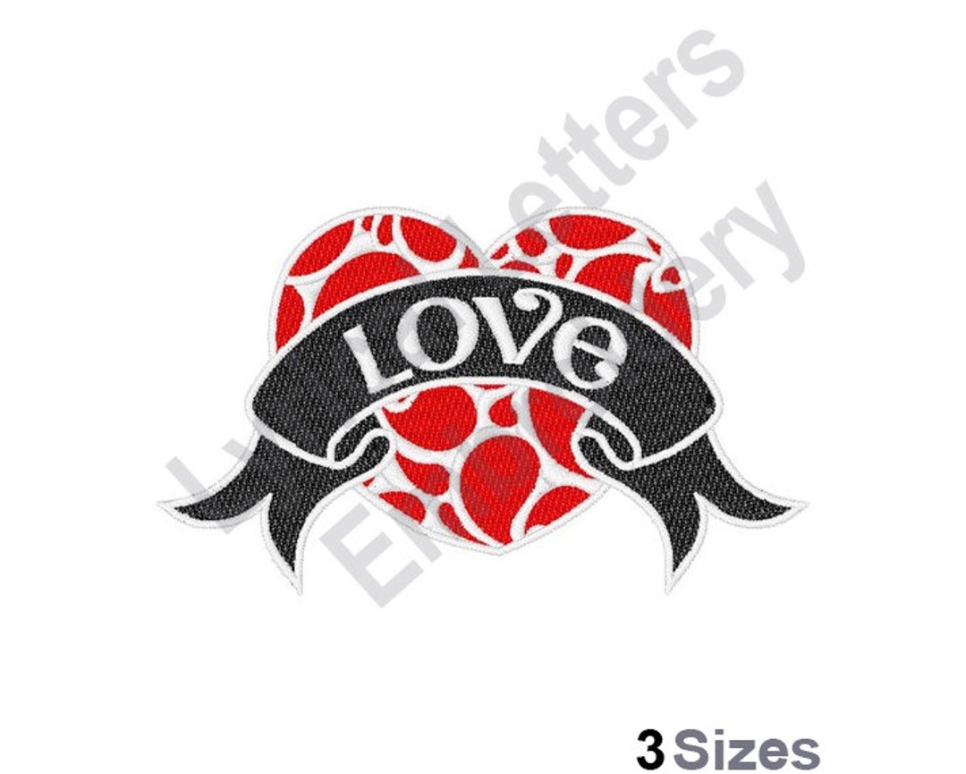 Valentines Day Love - Machine Embroidery Design, Embroidery Designs ...